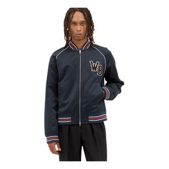 Wales Bonner Marvel Logo Bomberjacke - - Jackets - Herren - Schwarzk - M