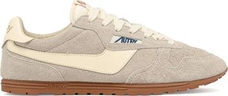 Autry Basket Windspin Low Bicolore Su&egrave;de et Cuir Autry