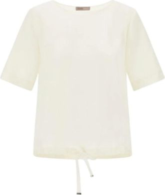 Herno Blusa in Viscose - - Tops - Damen - Wei&szlig; - 3XL