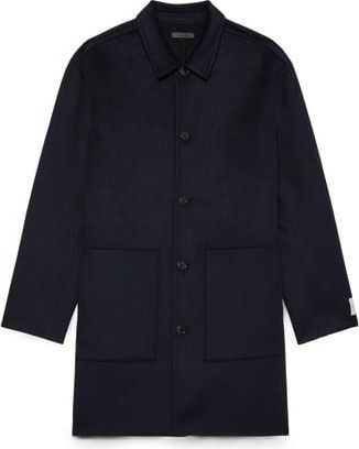 Calvin Klein Manteau droite en laine m&eacute;lang&eacute;