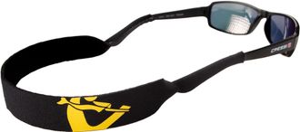 Cressi Unisex-Adult Eyewear Neo Retainer Schwimmendes Neoprenband für Brillen, Schwarz/Gelb, Einheitsgröße