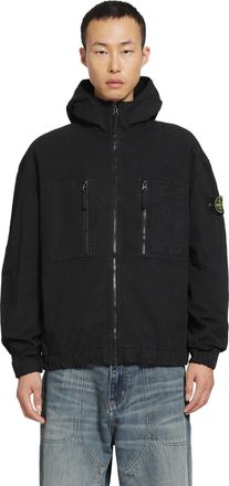 Stone Island 1200011 Cotton Ripstop Hooded Overshirt