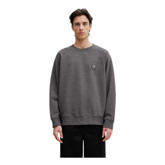Maison Kitsun&eacute; Fox Head Oversize Sweatshirt - - Sweatshirts & Hoodies - Herren - Grau - XL