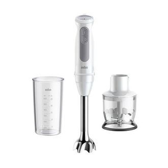Braun MultiQuick 5 MQ50.201M, Mixeur Plongeant Technologie PowerBell Plus, 21 Vitesses & Turbo, Syst&egrave;me EasyClick Plus, Tige Acier Inoxydable Hachoir 350ml 