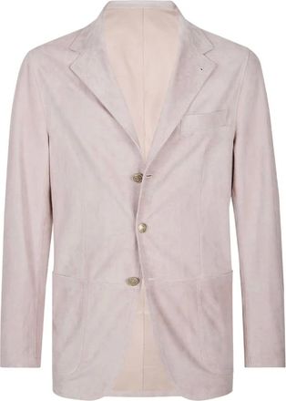 Eleventy Homme, Vestes, Rose, Taille: 2XL Giacca Monopetto