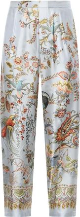 Etro Femme, Pantalons, Bleu, Taille: 40 FR Tapered Pantalons