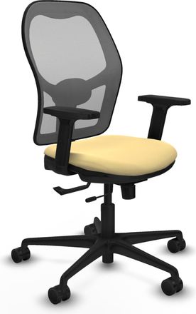 Piqueras y Crespo Idealer Stuhl f&uuml;r die Arbeit mit 2D-Armen, h&ouml;henverstellbare Lendenwirbelst&uuml;tze, ausgestattet mit Syncro/Traslack und injiziertem Schaum. Mit Rollen v