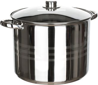 Banquet Banquet Kleiner Edelstahl Stock Pot 9l, Induktion bereit, natürlich, 33 cm