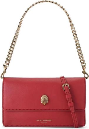 Kurt Geiger Sac bandouli&egrave;re Sloane - Femme - Sacs - Rouge - Taille: ONE Size