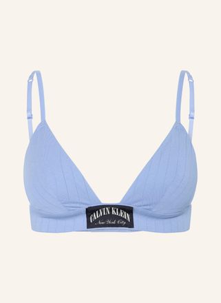 Calvin Klein Triangel-Bh Heritage Classic Cotton Stretch blau