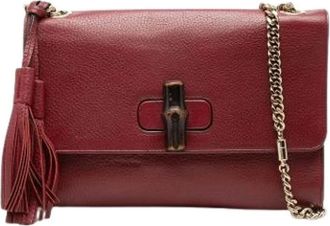 Gucci Sac bandouli&egrave;re vintage doccasion - Femme - Pre-owned - Rouge - Taille: ONE Size