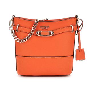Guess Femme, Sacs, Orange, Taille: ONE Size Sac &agrave; main Silvye Bucket Orange
