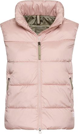 Camel Active Damen Steppweste mit 2-Wege-Reißverschluss Rosa, womenswear-38