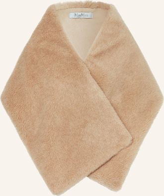 Max Mara Teddyfell-Stola Lauto Mit Alpaka beige