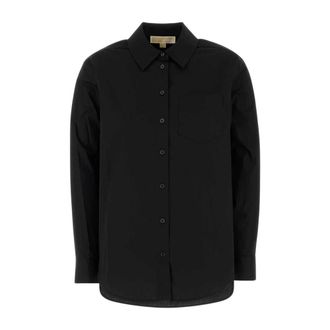 Michael Kors Stretch Cotton Poplin Shirt - - Shirts - Herren - Schwarzk - S