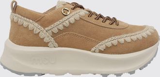 Mou Speed Eskimo Wildleder-Sneaker mit Kontrastn&auml;hten und Plateausohle