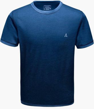 Sch&ouml;ffel T-Shirt Unterw&auml;sche Shirt Merino Sport blau Herren