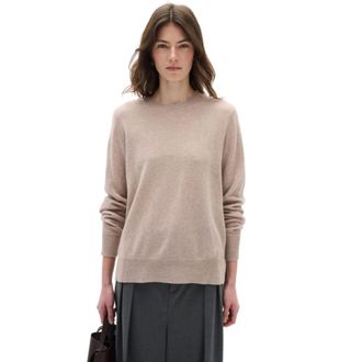 Inwear Femme, Pulls, Beige, Taille: 38 FR Pull en cachemire &agrave; col rond