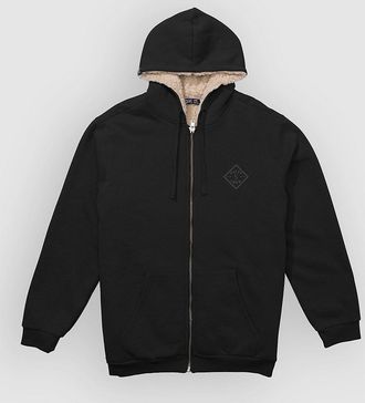 Salty Crew Coastal Sherpa-Jacke black