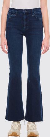 Mother Jean The Weekender Fray &eacute;vas&eacute; en denim stretch &agrave; taille haute