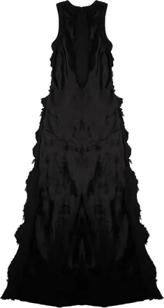 Haikure Womens Dress Toto Bull Satin Black Acetate