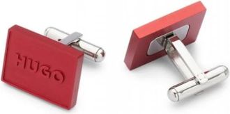 HUGO BOSS Homme, Accessoires, Rouge, Taille: ONE Size E-Color1 Cufflinks
