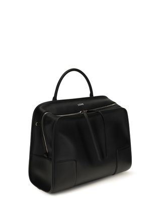 Loewe Amazona 180 XL Calfskin Leather Bag - Black
