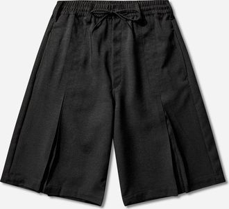 adidas Y-3 Sport Uniform Pleated Shorts Black