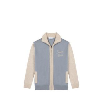 Maison Labiche Gilet en laine brod&eacute;