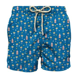 MC2 Saint Barth Lighting Micro Swim Shorts - - Swimwear - Herren - Blau - 2XL