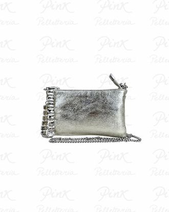 M*BRC M*Brc, Femme, Sacs, Jaune, Taille: ONE Size Strass Pochette H288