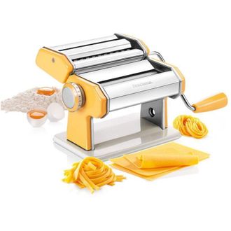 Tescoma Manuelle Nudelmaschine zur Herstellung verschiedener Sorten frischer Pasta (inkl. Anleitung und Rezepte)