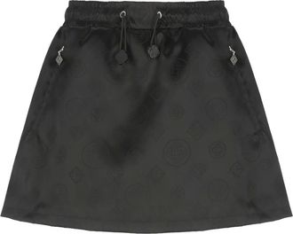 Casablanca Femme, Jupes, Noir, Taille: 40 FR Mini-jupe &agrave; motif avec cordon de serrage