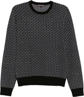 Michael Kors sweat à motif monogrammé - Noir