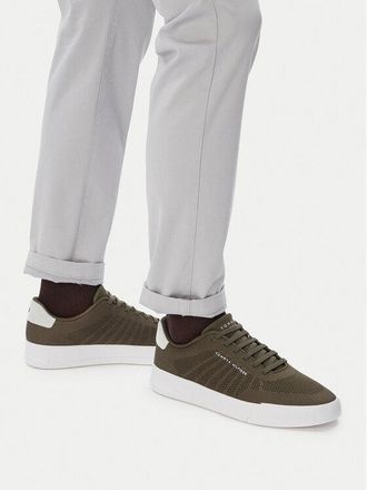 Tommy Hilfiger Sneakers Th Court Knit FM0FM05823 Gr&uuml;n