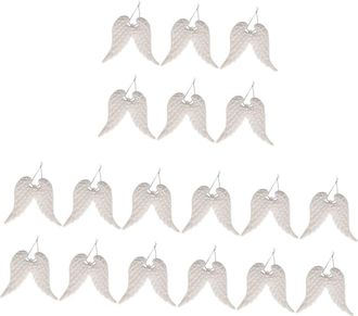 Cabilock Christbaumschmuck Kinder 18 Stk Weihnachtsschmuck Weihnachtsbaum-hänge-layout- Christbaumschmuck Weihnachtsdekoration Engelsflügel Engelsflügel Zum Ba