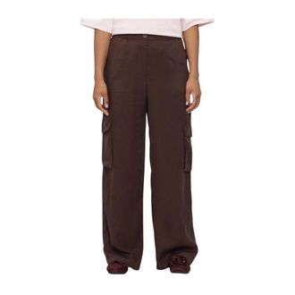 Y.A.S Bambus HMW Hose WO. Elastisch - - Trousers - Damen - Braun - L