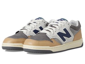 New Balance Herren 480 V1 Sneaker, Castlerock/Braun, 7.5
