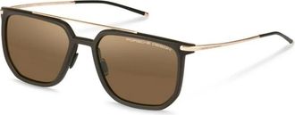 Porsche Design Homme, Accessoires, Brun, Taille: 56 MM P8992 Lunettes de soleil