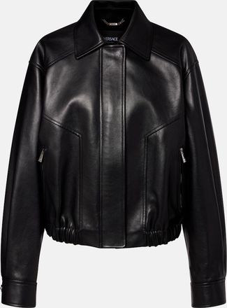 Versace Blouson aus Leder