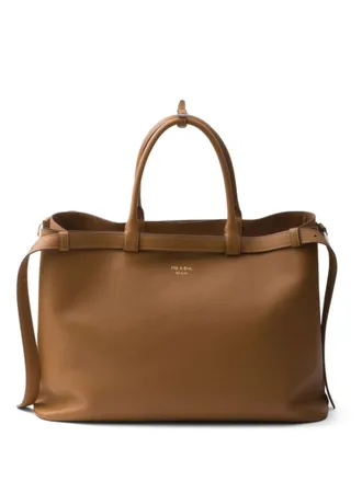 Prada sac à main en cuir - Marron