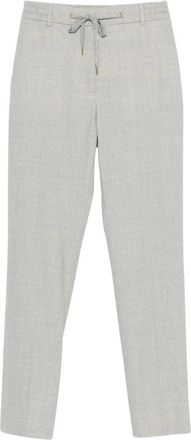 Eleventy Femme, Pantalons, Gris, Taille: 36 FR Pantalon &agrave; Cordon de Serrage