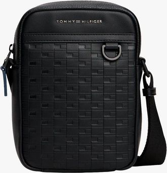 Tommy Hilfiger Sacoche &agrave; bandouli&egrave;re effet cuir