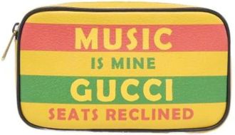 Gucci unisex, Pre-owned, Jaune, Taille: ONE Size Sac banane vintage Pre-owned