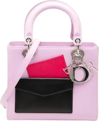 Dior Sac &agrave; main Lady Dior Pre-owned - Femme - Pre-owned - Rose - Taille: ONE Size
