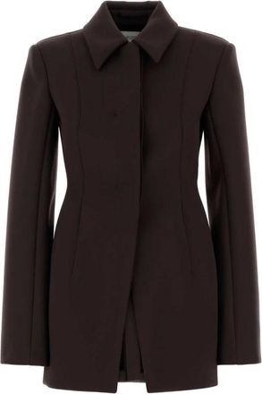 Sportmax Femme, Vestes, Brun, Taille: 38 FR Bacio1234 Blazer