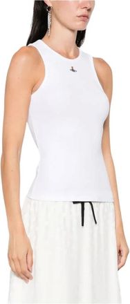 Vivienne Westwood Femme, Tops, Blanc, Taille: 38 FR Hauts sans manches