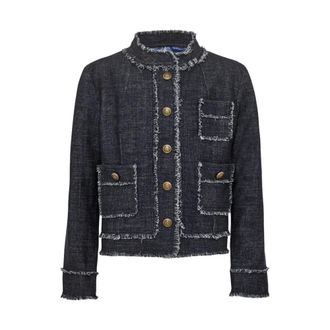 Sand Copenhagen Sand, Femme, Vestes, Bleu, Taille: 42 FR Veste en denim de laine Chili Bleue