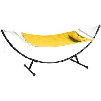 Hesperide Hesperide - Gepolsterte Hängematte Akio in Senfgelb - 190 x 140 cm - Polyester, fsc - Hespéride