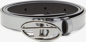 Diesel Silver leather belt - DIESEL - gender_Woman